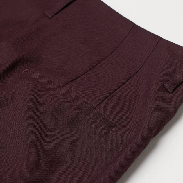 Брюки женские H&M FL0889669-Dark Red 34 Темно-красные (DN4000000001155 ...