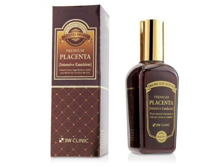 Антивозрастная эмульсия для лица с плацентой 3W Clinic Premium Placenta ...