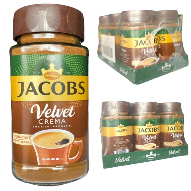 Купить Кофе растворимый сублимированный JACOBS VELVET CREMA 200 г ...