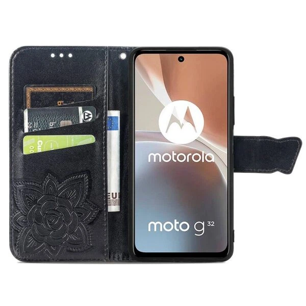 Чехол UniCase Butterfly Pattern для Motorola Moto G32 - Black – фото ...