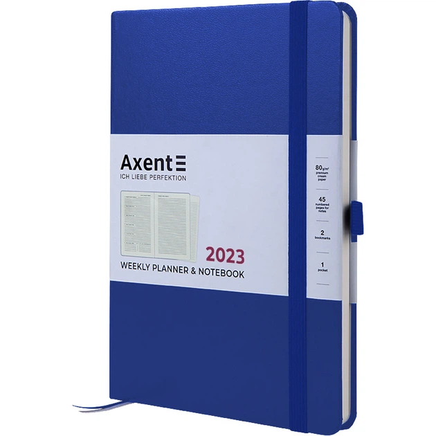 Еженедельник Axent Prime Strong 145x210 мм 96 листов синий (8507-23-38-A) – фото, отзывы ...