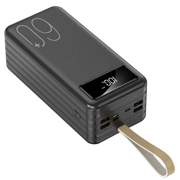 Power Bank iBattery YM-321 с фонариком 10.5W на 60000 mAh black – фото ...