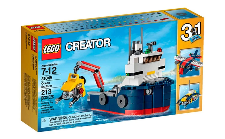 Конструктор LEGO Дослідник океану 213 деталей (31045) – игрушки с ...