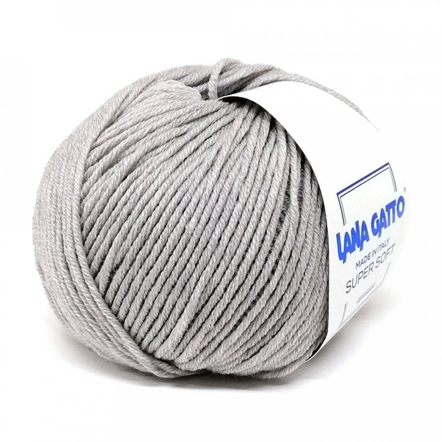 Пряжа Lana Gatto Super Soft 20741 Светло-серый (меланж) – фото, отзывы ...