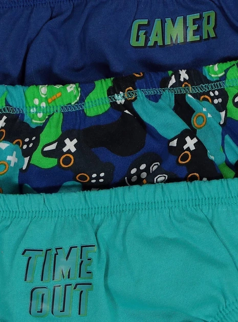 Набор трусов синий и бирюзовый Gamer Tu 98-104cм (40009349) – Брендовая ...