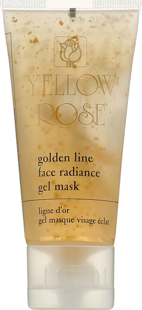 Гелевая маска для лица с золотом (туба) - Yellow Rose Golden Line Face ...
