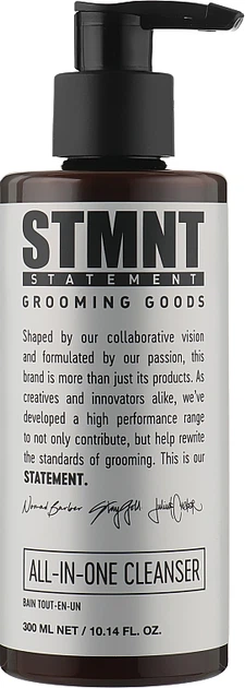 Шампунь 4в1 - STMNT Statement Grooming Goods All In One Cleanser 300ml ...