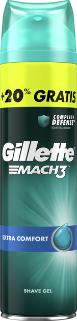 Гель для бритья Gillette Mach3 Extra Comfort 240 мл (7702018405015 ...