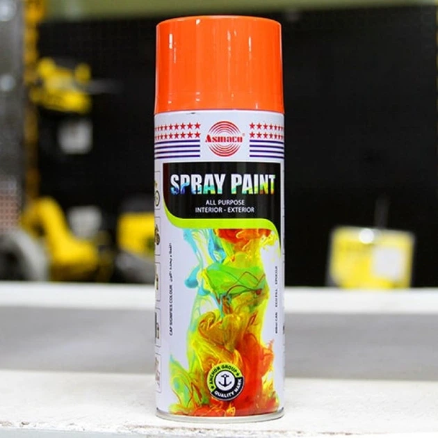 Спрей-краска акриловая ASMACO оранжевый RAL 2004 400 мл – фото, отзывы ...