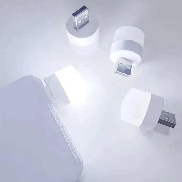 Портативна світлодіодна USB Led Lamp лампа 1w міні світильник підсвітка ...