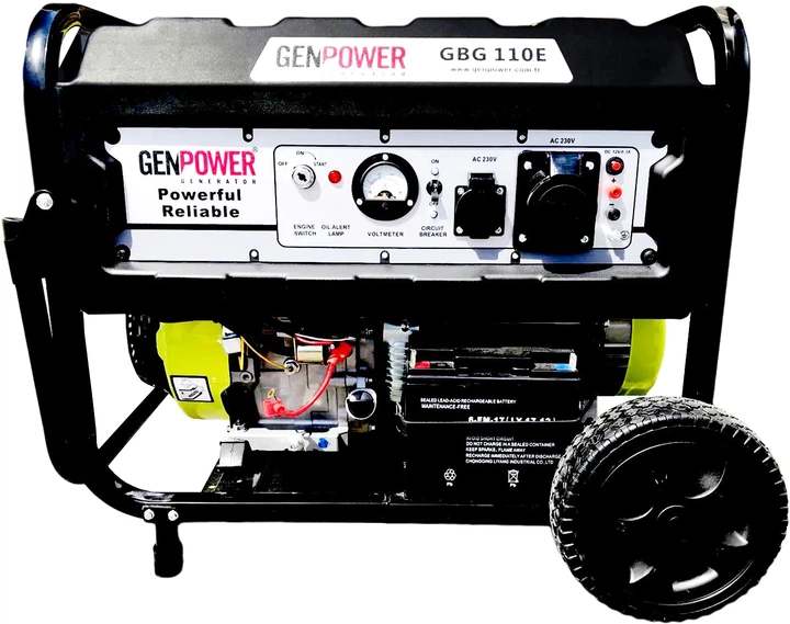 Генератор бензиновий Genpower 8.4 кВт зі стартером та мідною обмоткою ...