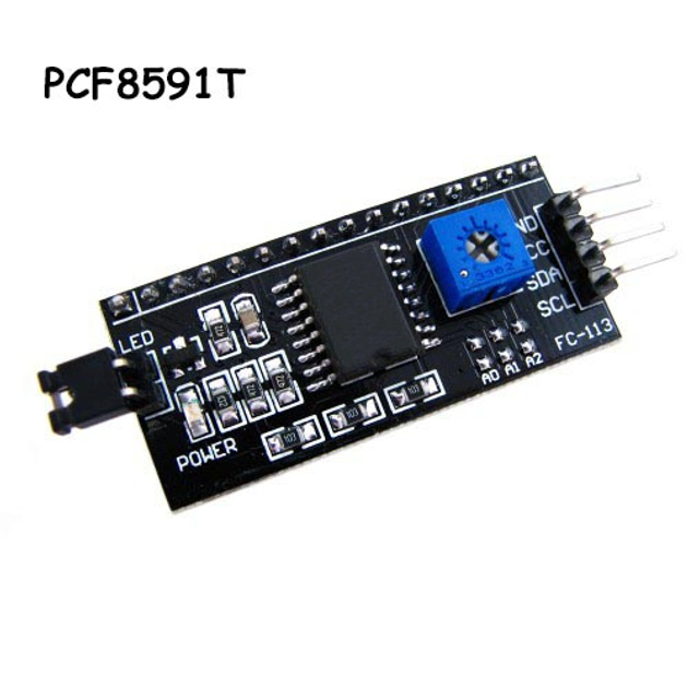 Модуль IIC I2C SPI інтерфейс 1 602 2004 PCF8591T Arduino – фото ...