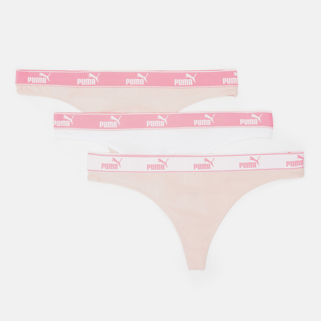 Набор трусиков стрингов Puma Women String 3P 93533703 L 3 шт Peach ...