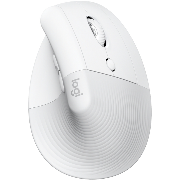 Мышка Logitech Lift for Mac Vertical Ergonomic Mouse Off White (910 ...