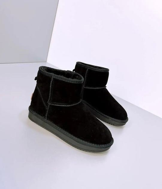 Женские черные замшевые Угги короткие р.41 (25.5 см) 00797 от продавца ...