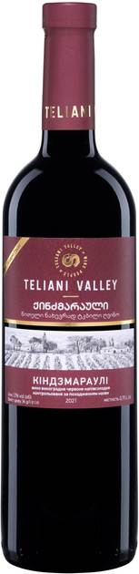 Вино Teliani Valley Киндзмараули красное полусладкое 0.75 л 11.5% ...
