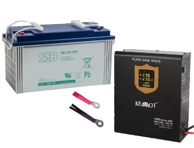 Комплект резервного питания для котла ИБП КЕМОТ PRO Sinus 500 VA + AGM ...