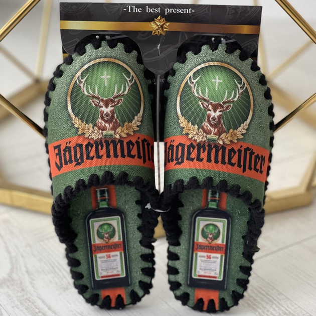 Мужские тапочки домашние войлочные Jagermeister 46-47 ( 30-32 см ...