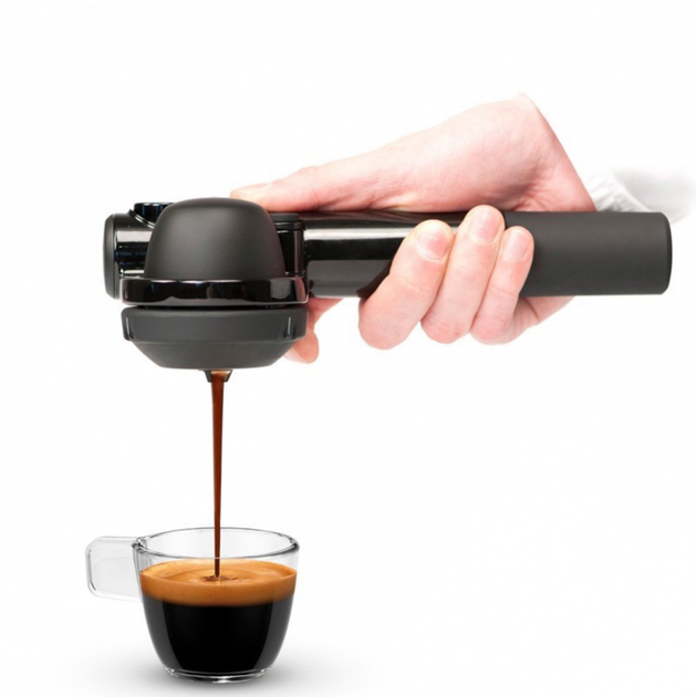 Ручная кофеварка Handpresso Pump, черная (молотый кофе и чалды) – фото ...