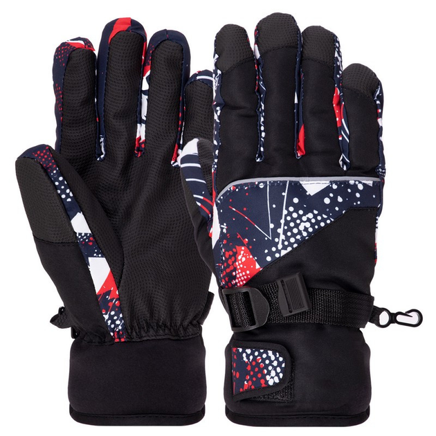 Перчатки горнолыжные женские Zelart Snow Gloves 2203 размер M-L Black ...