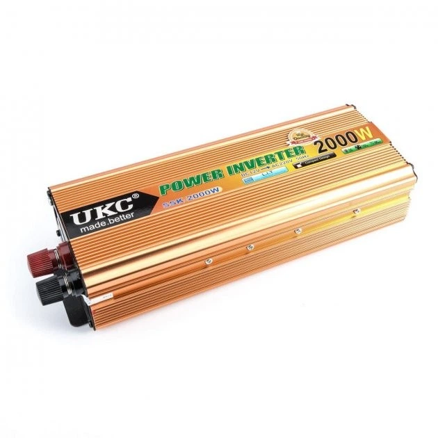 Авто инвертор 12V-220V преобразователь напряжения 2000W UKC SSK AC/DC – фото, отзывы ...