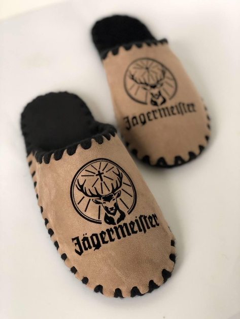 Мужские тапочки домашние войлочные Jagermeister ликер Егерместер ...