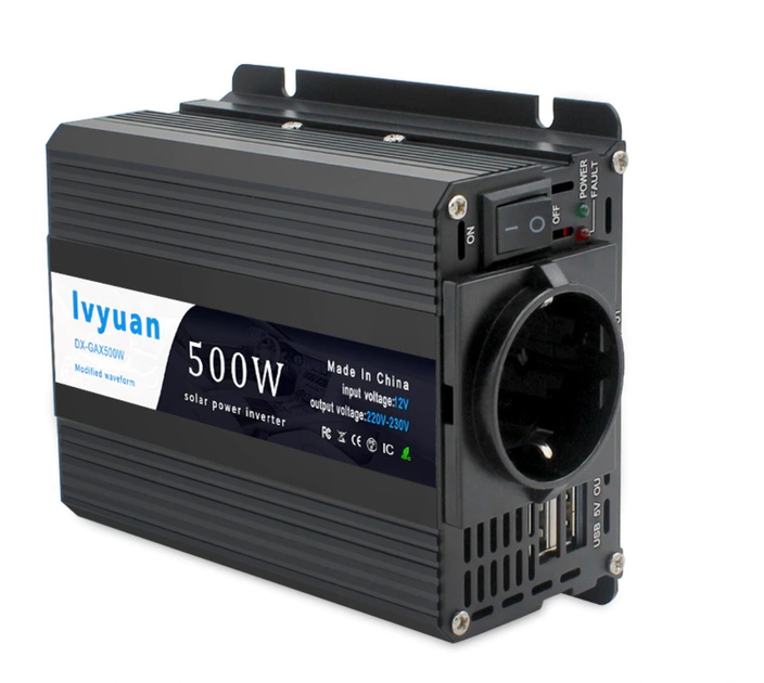Преобразователь инвертор DC-AC Lvyuan F-500A 500W 12V/220V – фото ...