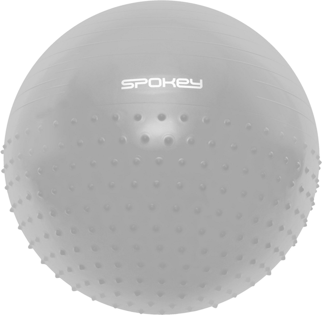 Фитнес мяч (фитбол) Spokey Half Fit с массажными вставками с помпой 55 ...