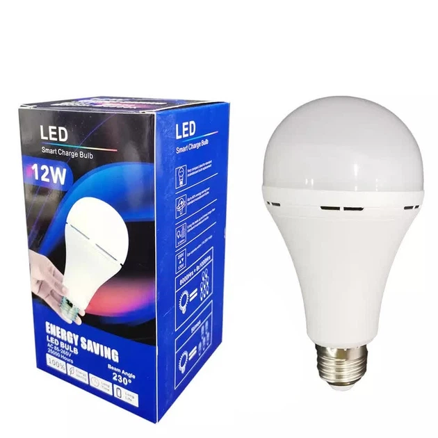 Лампа светодиодная аккумуляторная VHG MS-A1 12Вт 5500K 220В E27 Smart ...