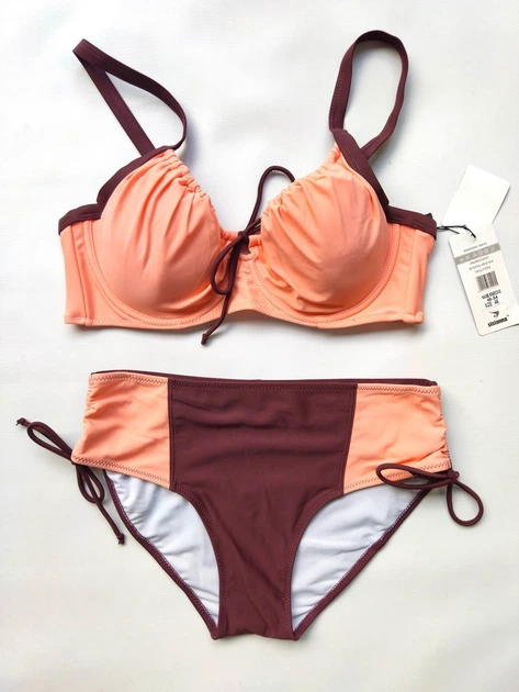 Купальник стяжка на любую форму груди Sisianna 566824 персиковый 56 – Брендовая одежда | ROZETKA