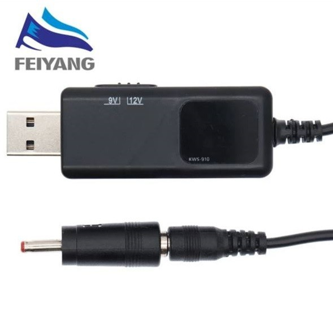 Кабель для Wi-Fi роутера імпульсний підвищуючий перетворювач USB - DC ...