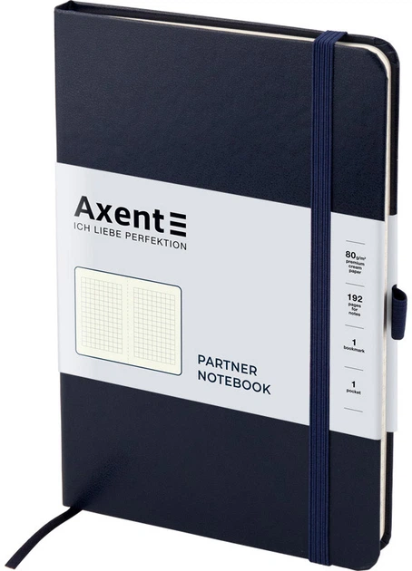 Записная книга Axent Partner 125x195 мм 96 листов в клетку Синяя (8201-02-А) – фото, отзывы ...