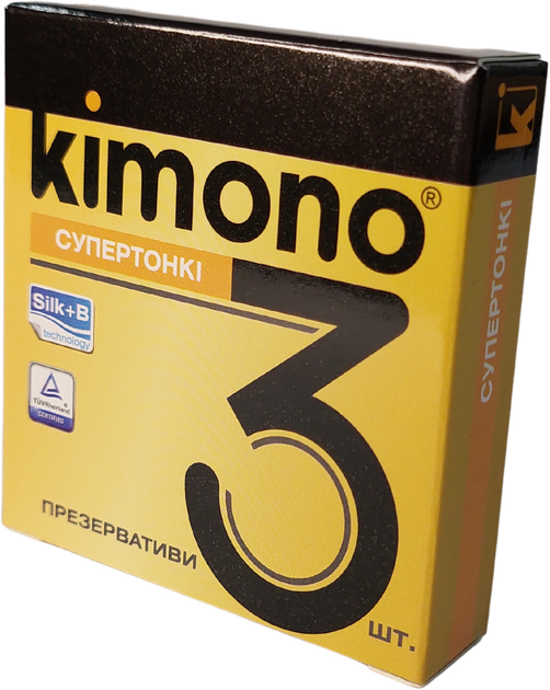 Презервативы Kimono Супертонкие 3 шт (ROZ6400228747) – в интернет ...