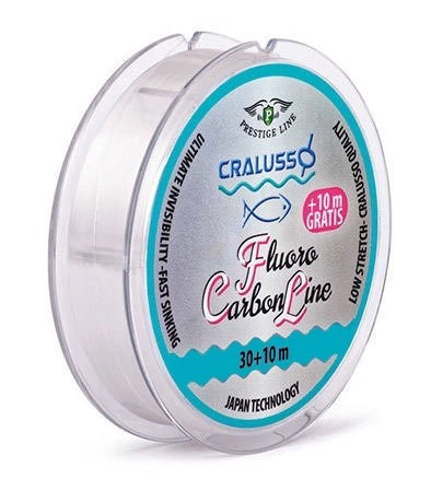 Флюорокарбон Cralusso Prestige Fluorocarbon Line 30+10м 0.14мм 1.92кг ...