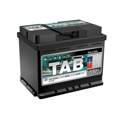 Автомобільний акумулятор TAB 65 Ah/60 Ah/45 Ah 12V 12V TAB Motion AGM ...