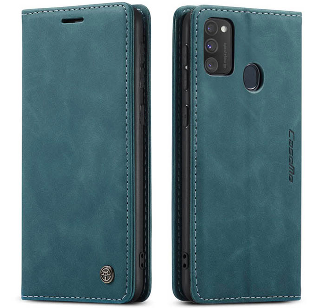 Чехол книжка с магнитом Samsung Galaxy M21 M215 CaseMe Sea Green (14225 ...