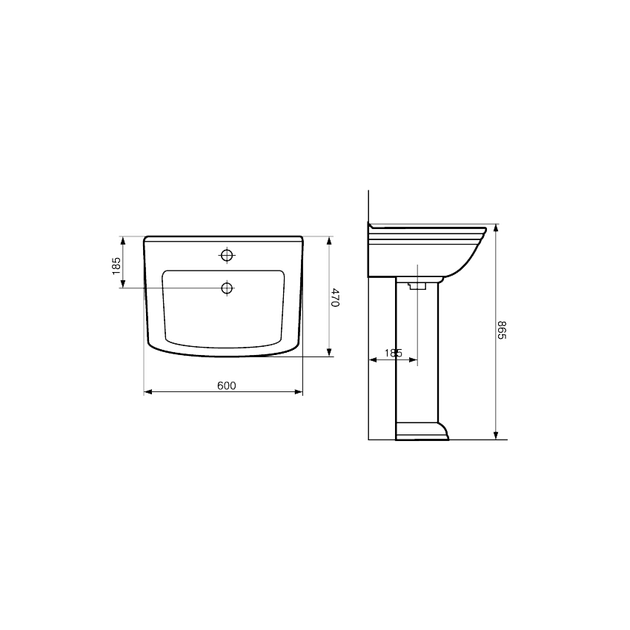 Раковина Devit Retro 1010127 60 – фото, отзывы, характеристики в интернет-магазине ROZETKA от ...