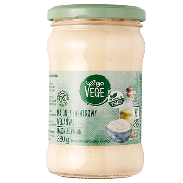 Майонез веганский GoVege салатный 280г – купить в интернет-магазине ...