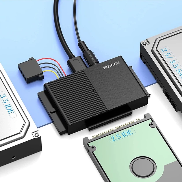 Адаптер - Перехідник USB 3.0-SATA-IDE FIDECO PL319 (ID#2455558202), ціна: 1150 ₴, купити на Prom.ua