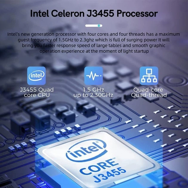 Ноутбук KUU 15.6" HD/Celeron J3455/6Gb/ SSD 240Gb/Intel® HD Graphics ...