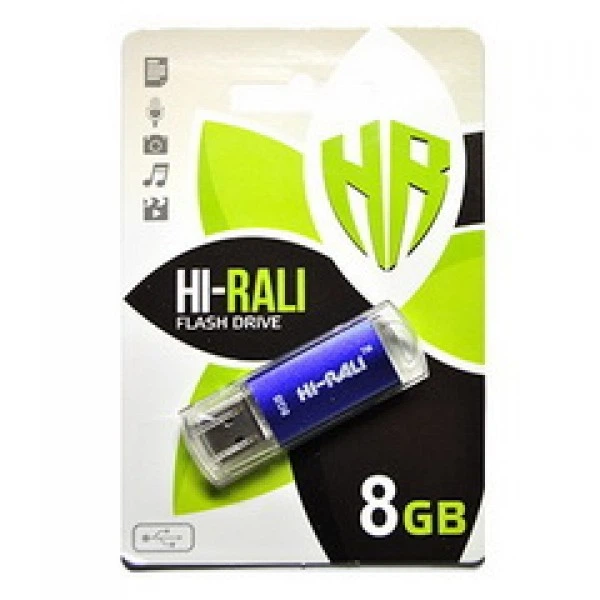 USB 8GB Hi-Rali Rocket Series Blue (HI-8GBVCBL) – фото, отзывы ...
