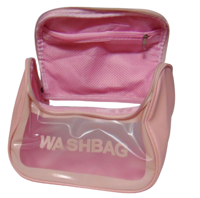Женская сумка косметичка Washbag розовая – низкие цены, кредит, оплата ...