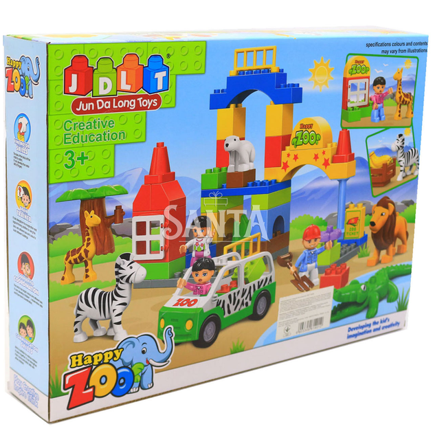 Конструктор JDLT Зоопарк 72 деталі (5029) – іграшки з доставкою від ROZETKA