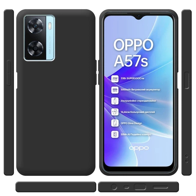 Силиконовый чехол BoxFace OPPO A57s Черный (45676) – фото, отзывы ...
