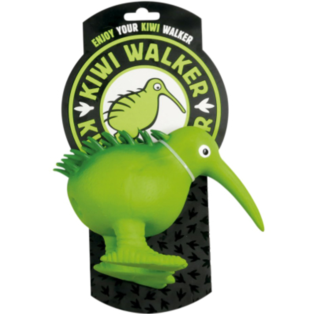 Игрушка для собак Kiwi Walker Птица киви 13.5 см зеленая (8596075000028 ...