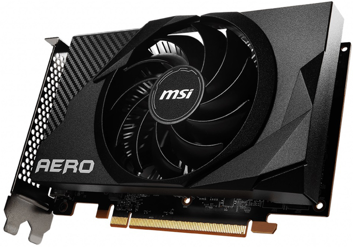 Видеокарта MSI PCI-Ex Radeon RX 6400 Aero ITX 4GB GDDR6 (64bit) (2039/ ...