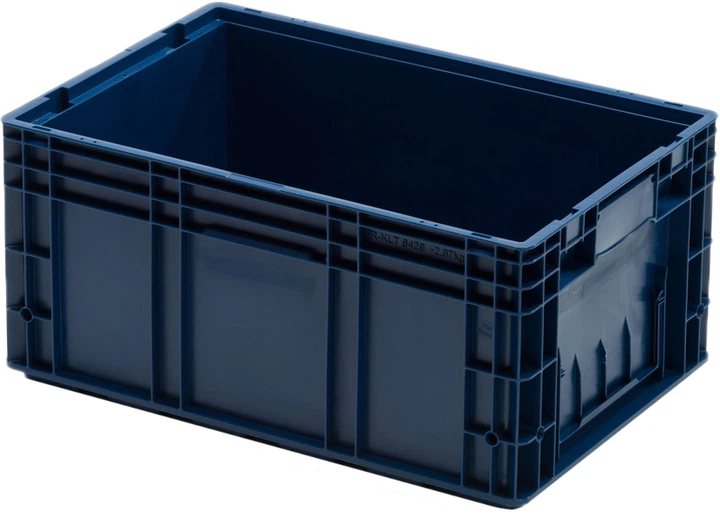 Ящик полімерний ISOCO R-KLT 6429 600х400х280 мм 48 л Синій (968040 ...