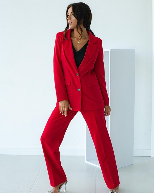 Красный женский брючный костюм FashionYouWant XXXL красный 43450028 ...