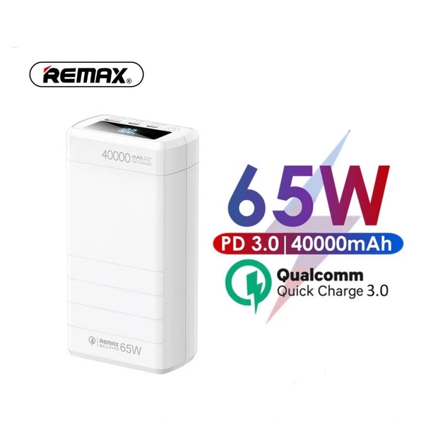 УМБ Power Bank Remax RPP-310 65W 40000 мАч - Быстрая зарядка – фото ...
