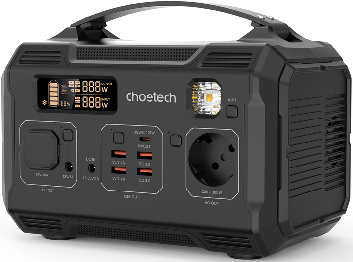 Зарядна станція CHOETECH BS002 / 300 Вт / 277 Вт⋅год / Li-ion (BS002-V2 ...